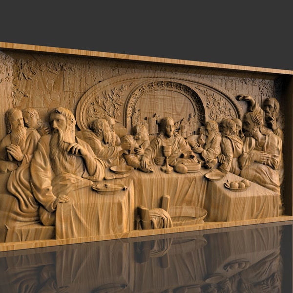 3d Last Supper Model - Etsy