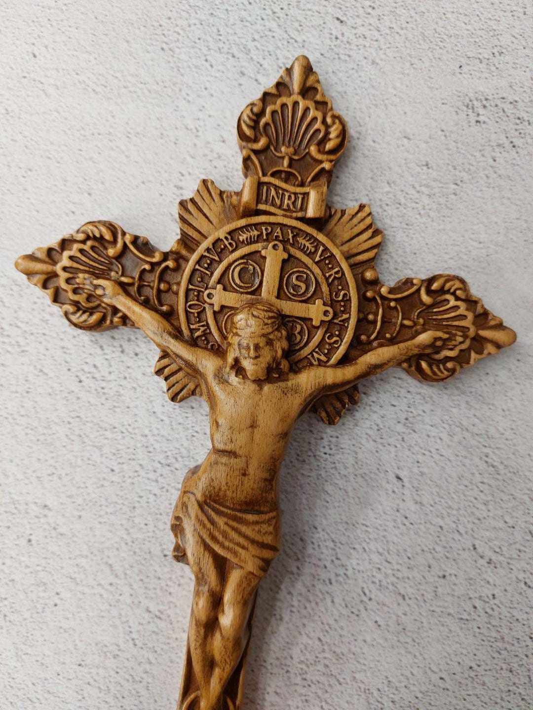 Wooden Cross. Orthodox Cross. Wooden Wall Orthodox Cross. Crucifix ...