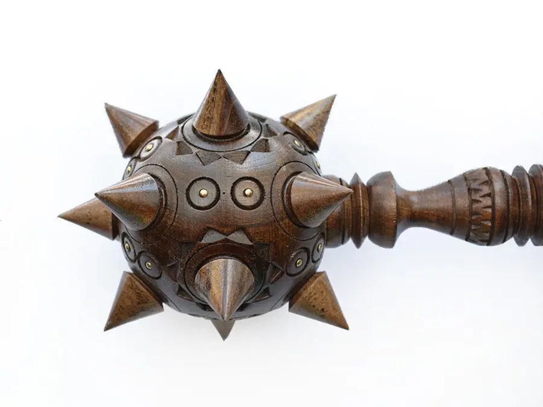 Mace. Wooden Mace. Ukrainian Wooden Mace. Mace Handmade. Ukrainian ...