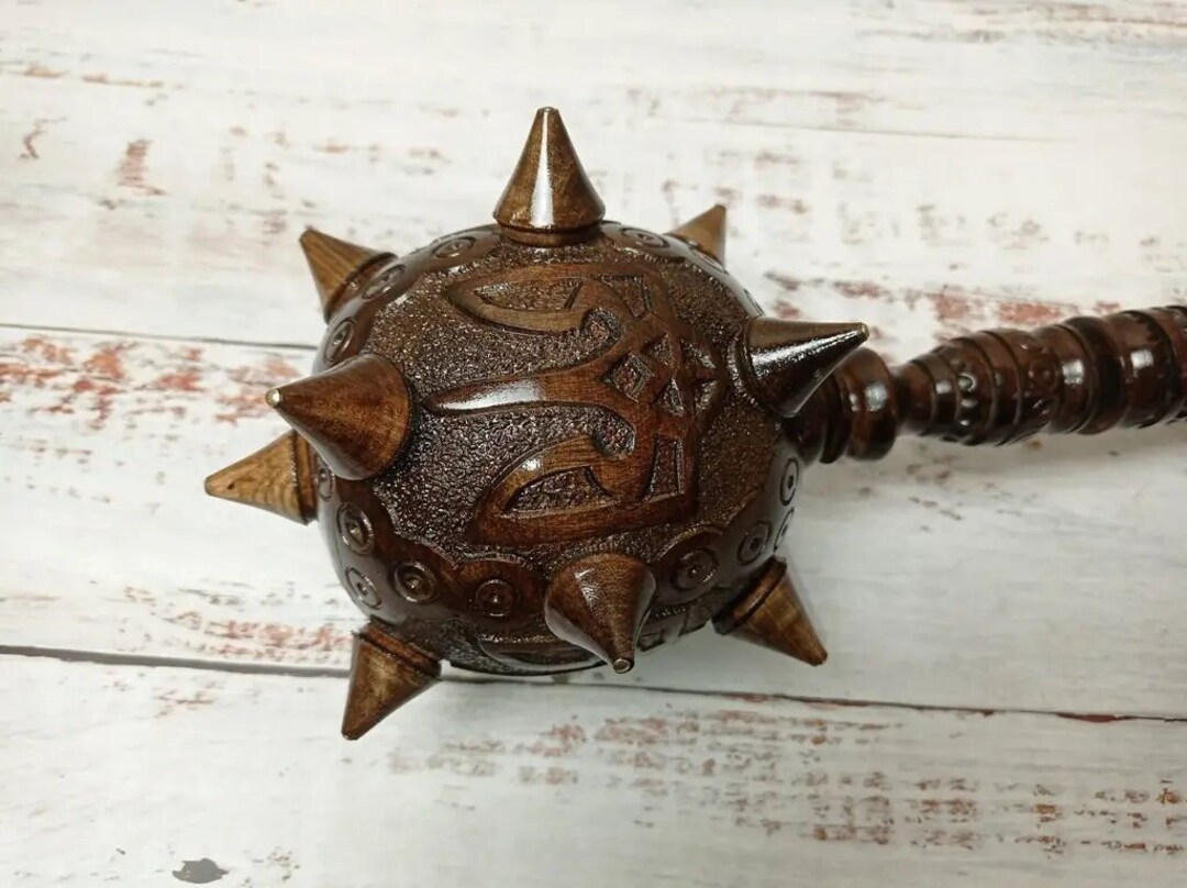Mace. Wooden Mace. Ukrainian Wooden Mace. Mace Handmade. - Etsy