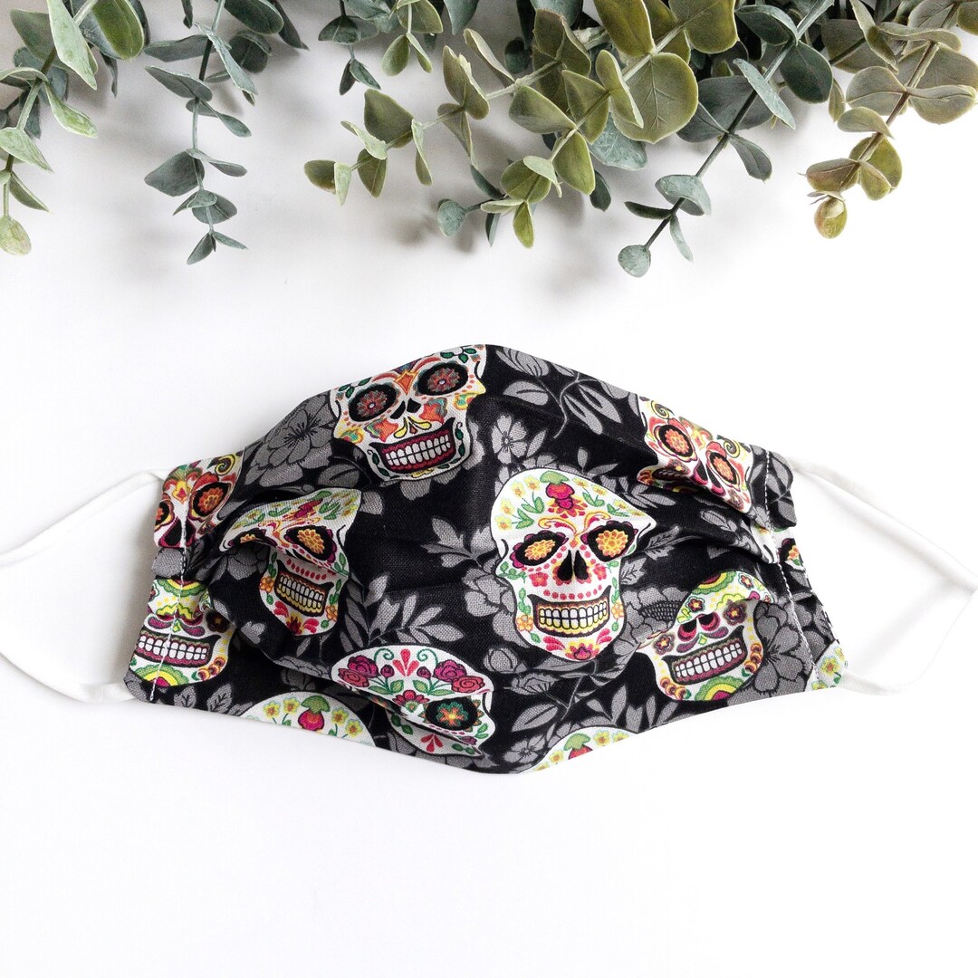 Sugar Skull Mask // Dia De Los Muertos Mask // Calavera Mask - Etsy