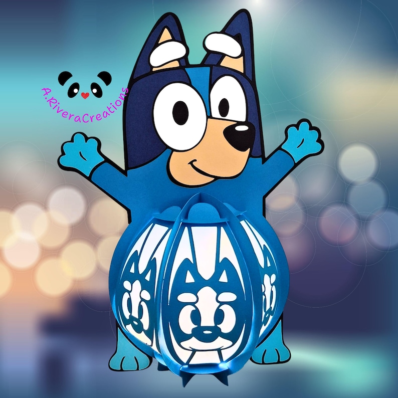 Cartoon Lamp, Kids Decor, Cartoon Lantern, SVG, Shadow Box SVG, Cartoon ...