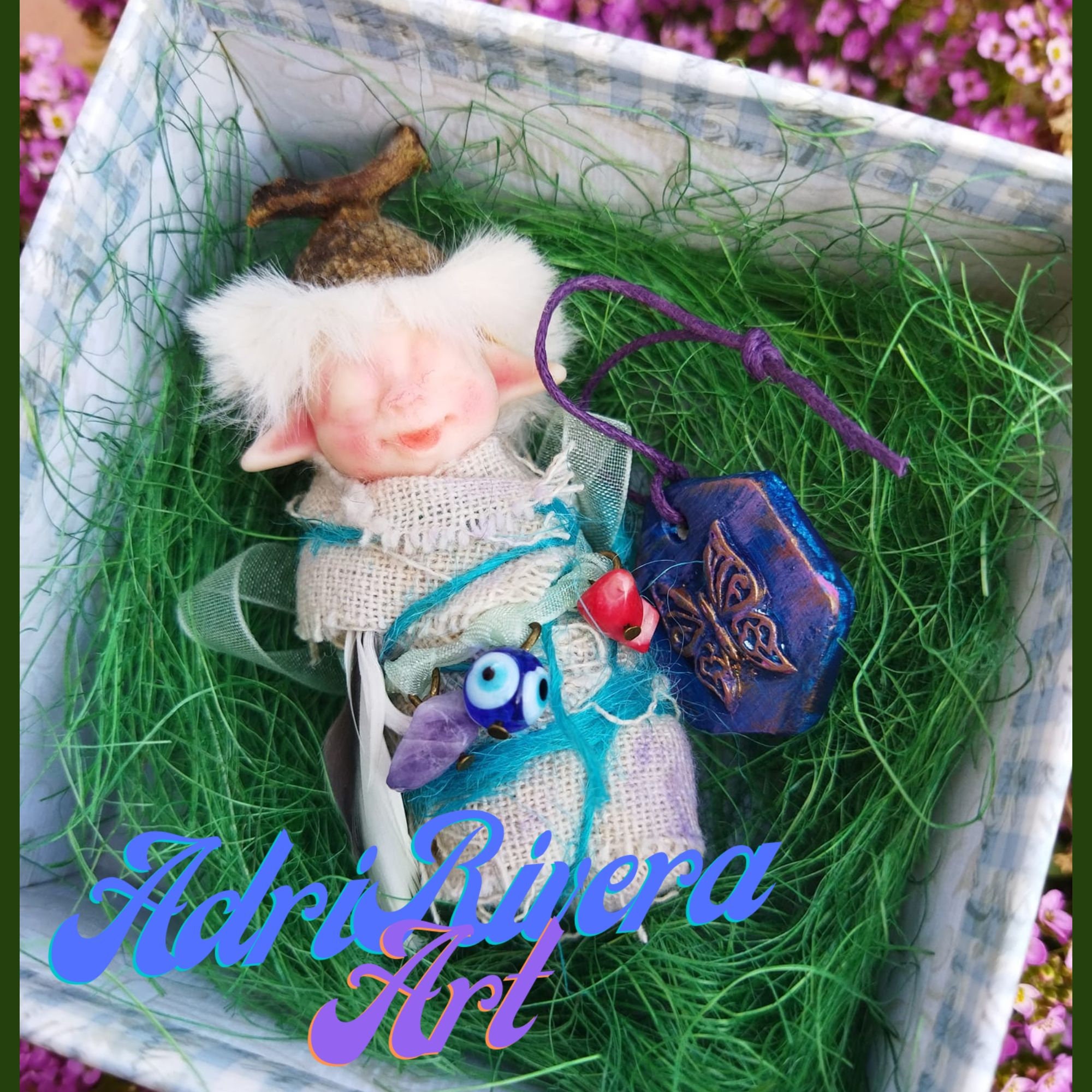Baby Elf, Forest Elf, Protective Magical Being, Goblin, Ooak Elf, Ooak ...