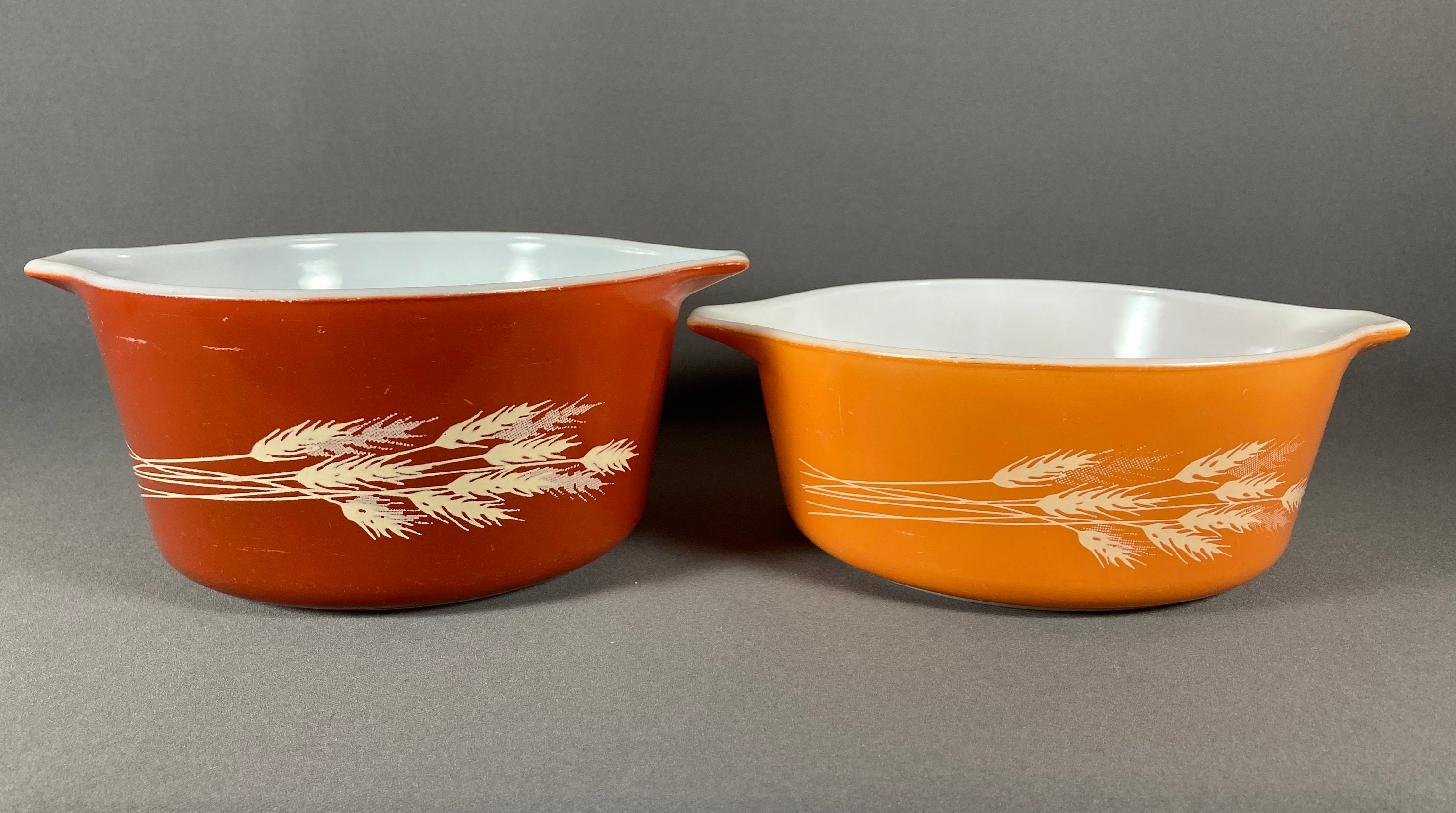 Pyrex Autumn Harvest Casserole Dishes, Set of 2 - Etsy 日本