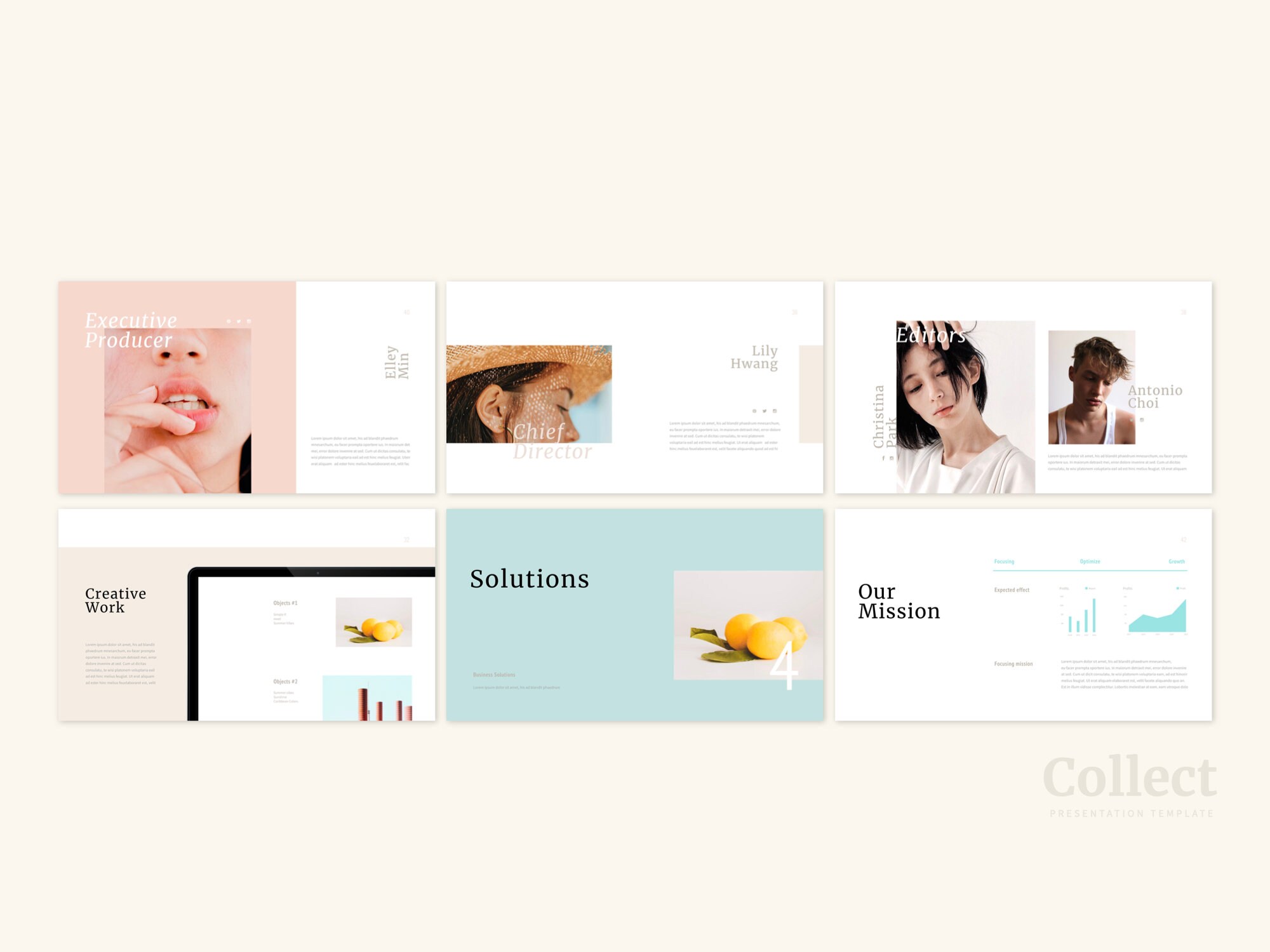 Collect Powerpoint Template - Etsy