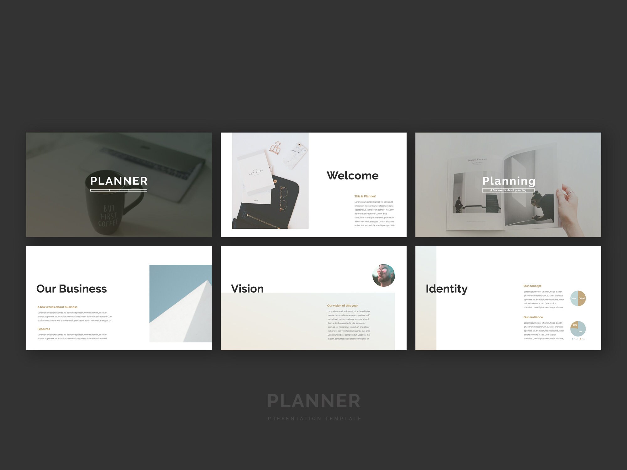 Planner Powerpoint Template - Etsy