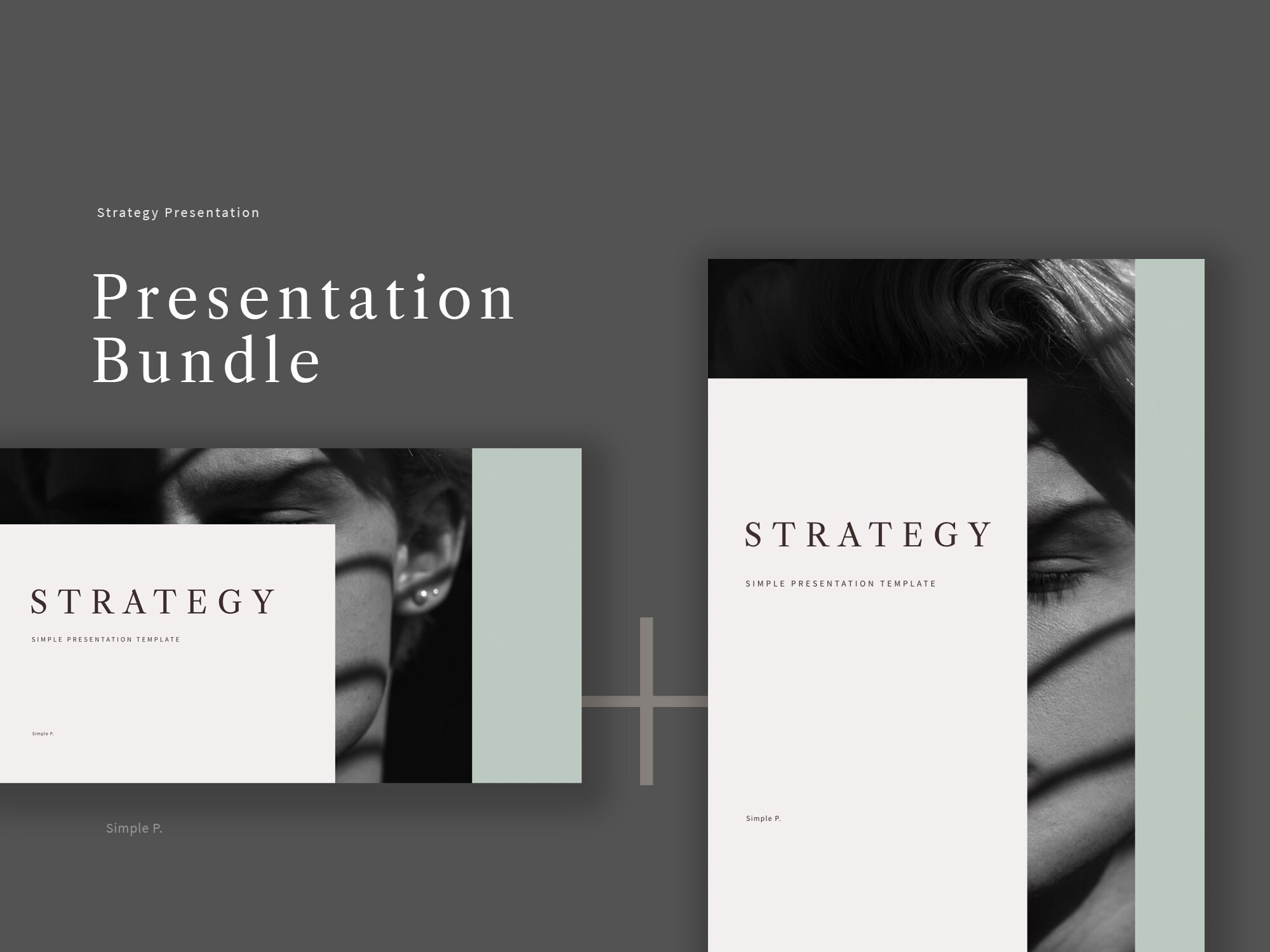 Professional Strategy Presentation Bundle Includes 2 Templates - Etsy