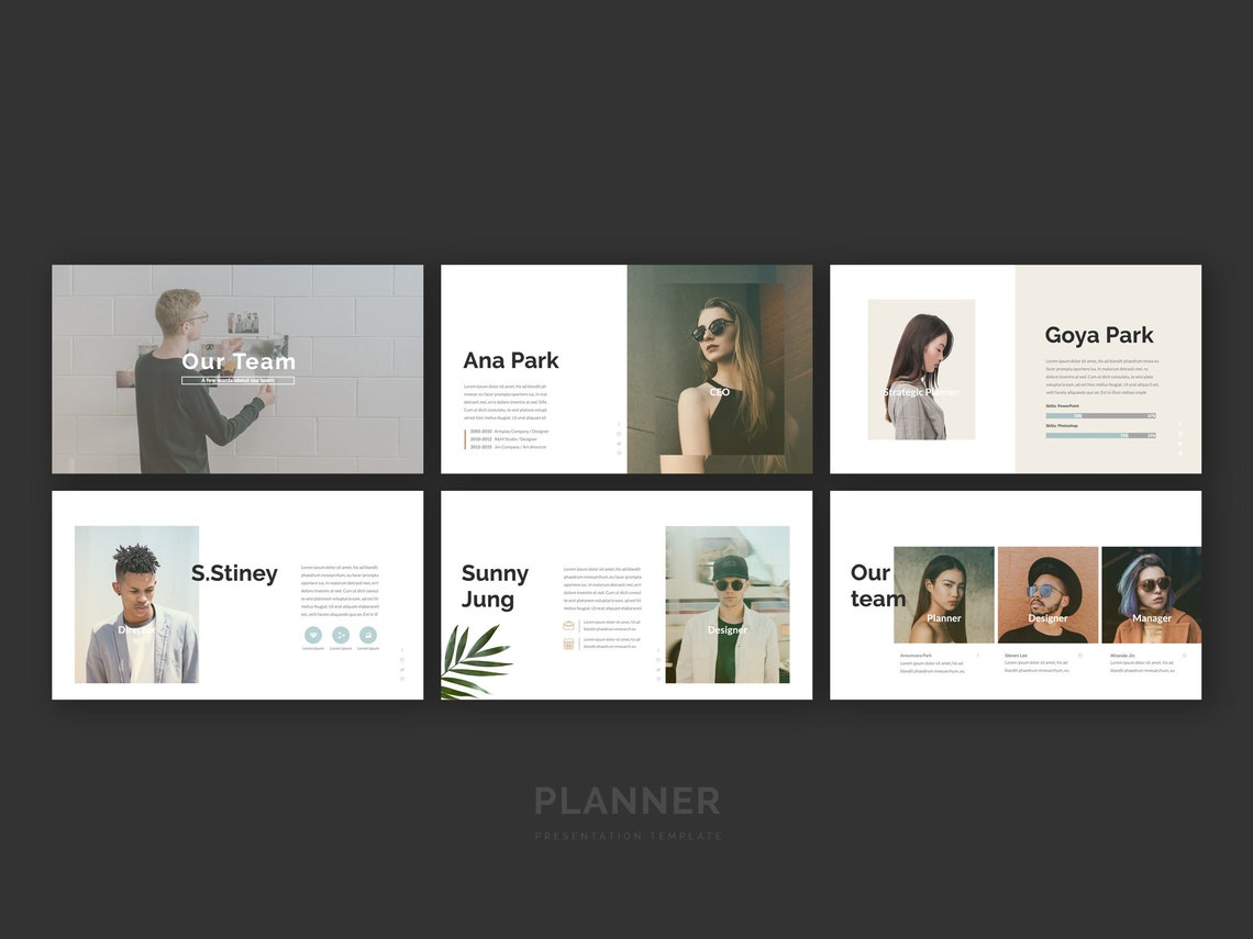Planner Powerpoint Template - Etsy