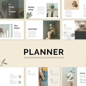 Planner Powerpoint Template - Etsy