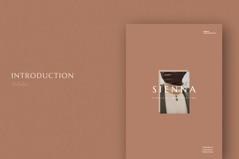 Sienna Vertical Template for Elegant Reports A4, Ready for Print - Etsy