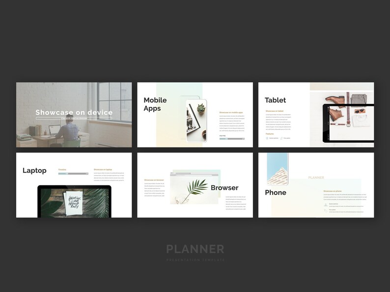 Planner Powerpoint Template - Etsy