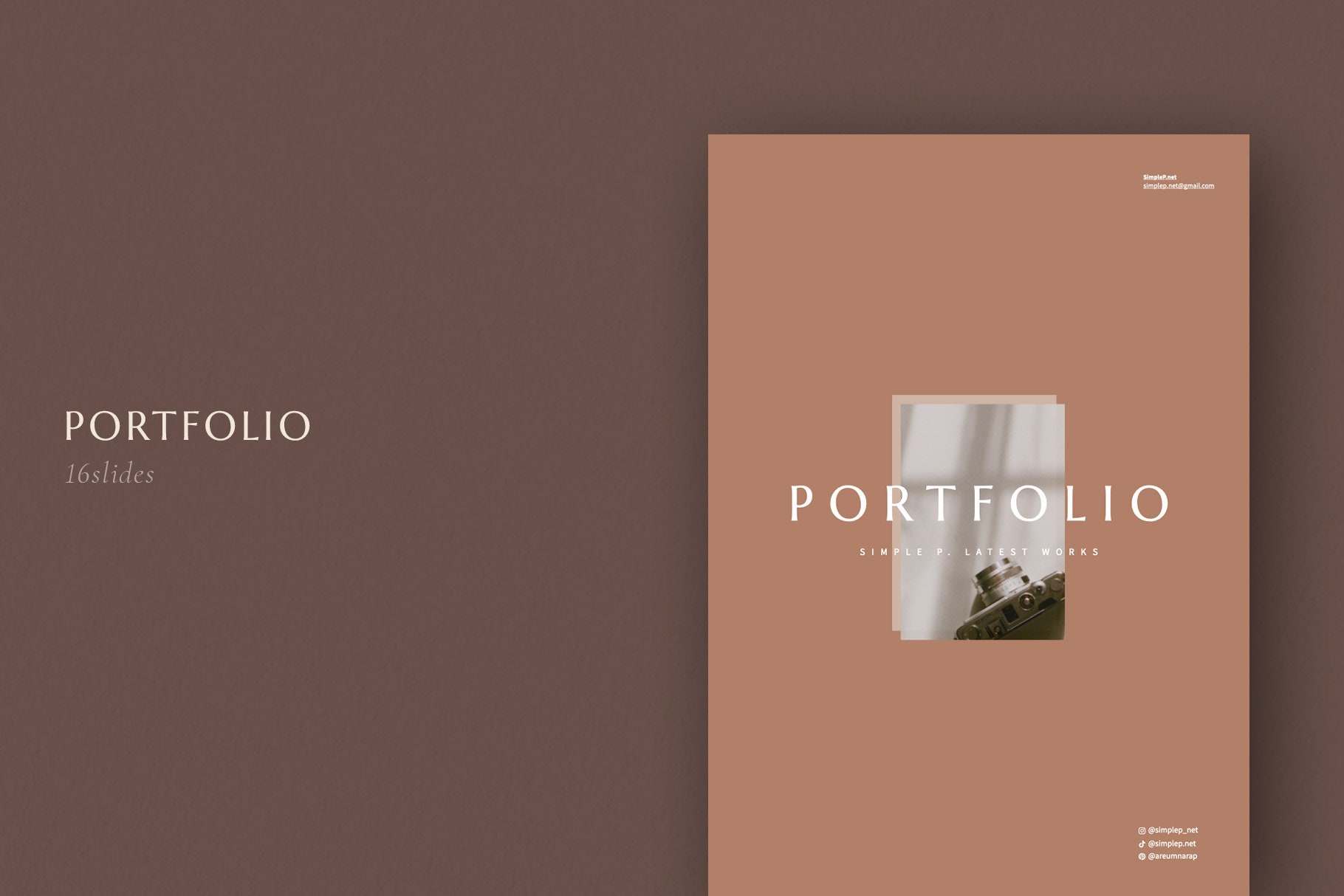 Sienna Vertical Template for Elegant Reports A4, Ready for Print - Etsy