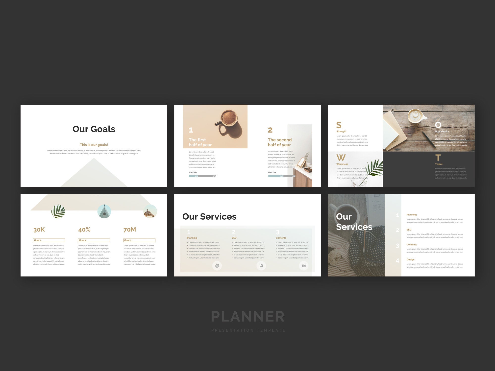 Planner Powerpoint Template - Etsy