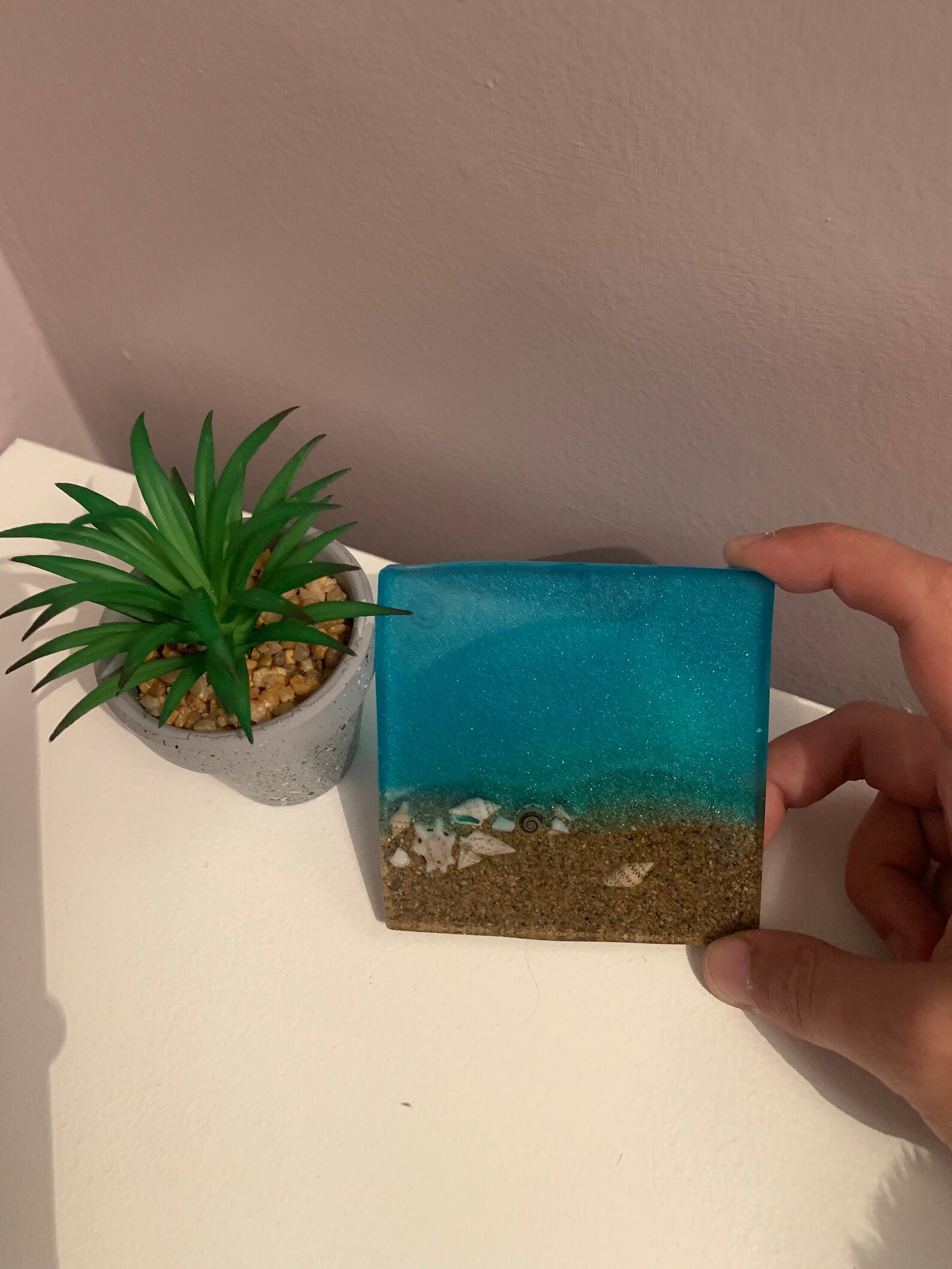 Beautiful Beach Theme Coasters. as Individual or a Full Set, Perfect ...