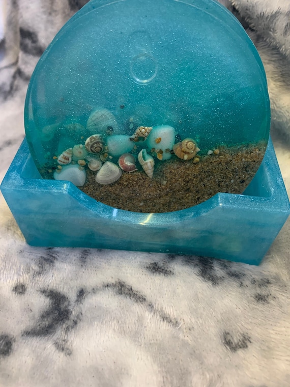 Beautiful Beach Theme Coasters. as Individual or a Full Set - Etsy UK