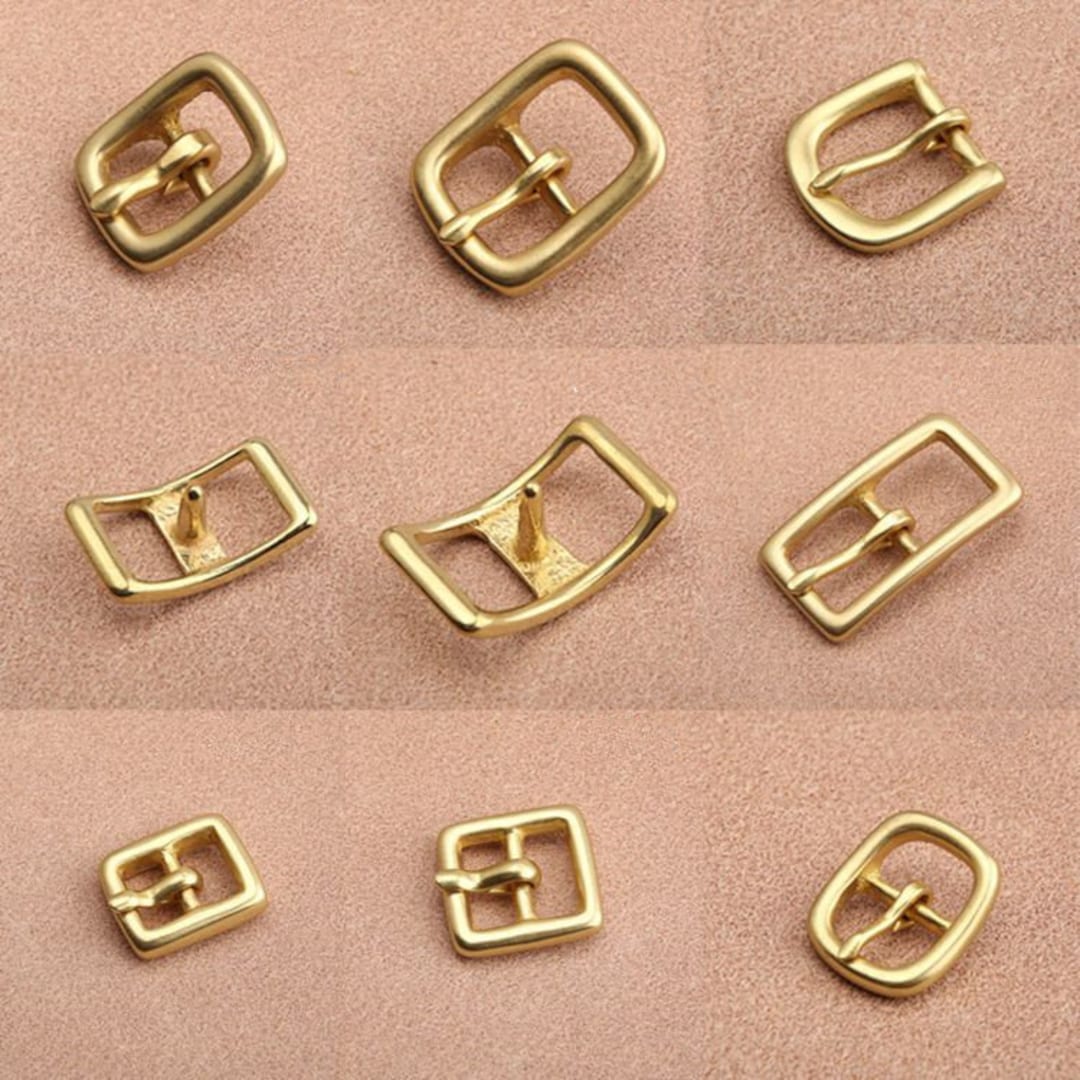 Pin Buckle Solid Brass Single Pin Buckle Hardware Accessories for ...