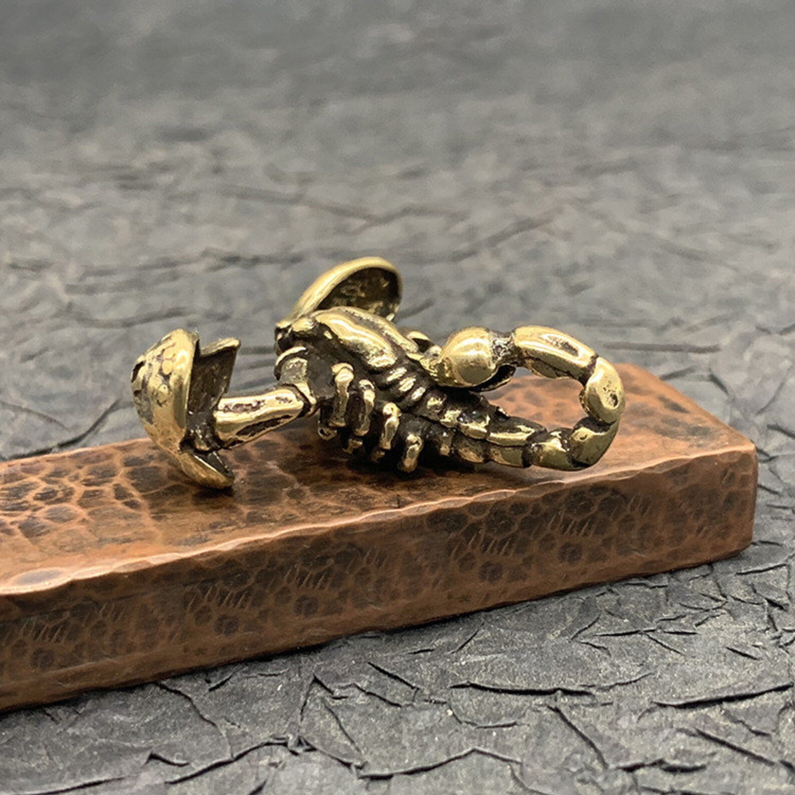 Brass Scorpion Pendant Key Chain Accessories for Men Women - Etsy UK