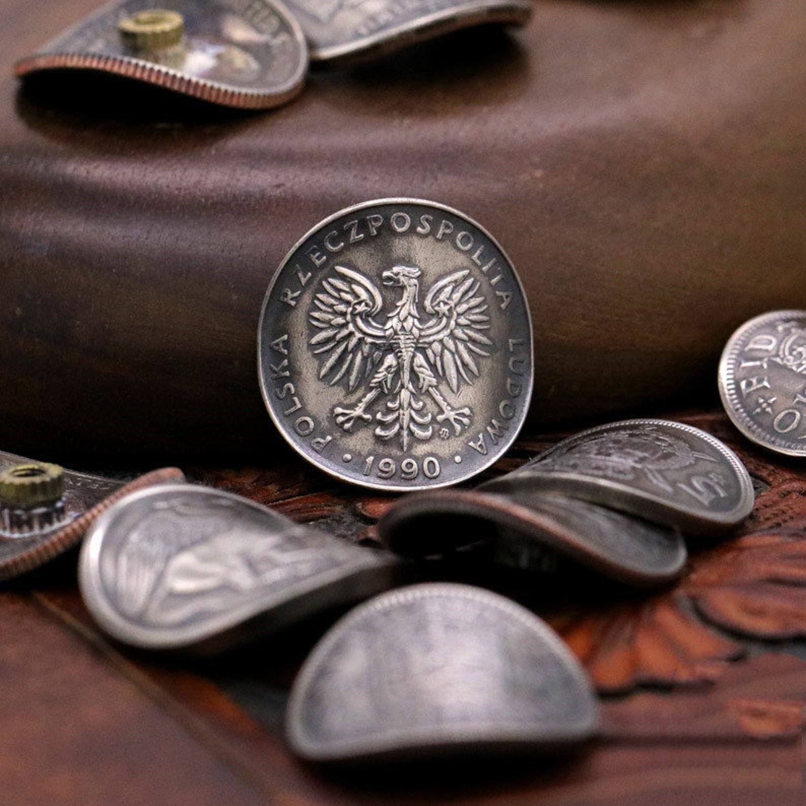 Concho Screw Back Coin Conchos Square Scarf Decorative Concho - Etsy