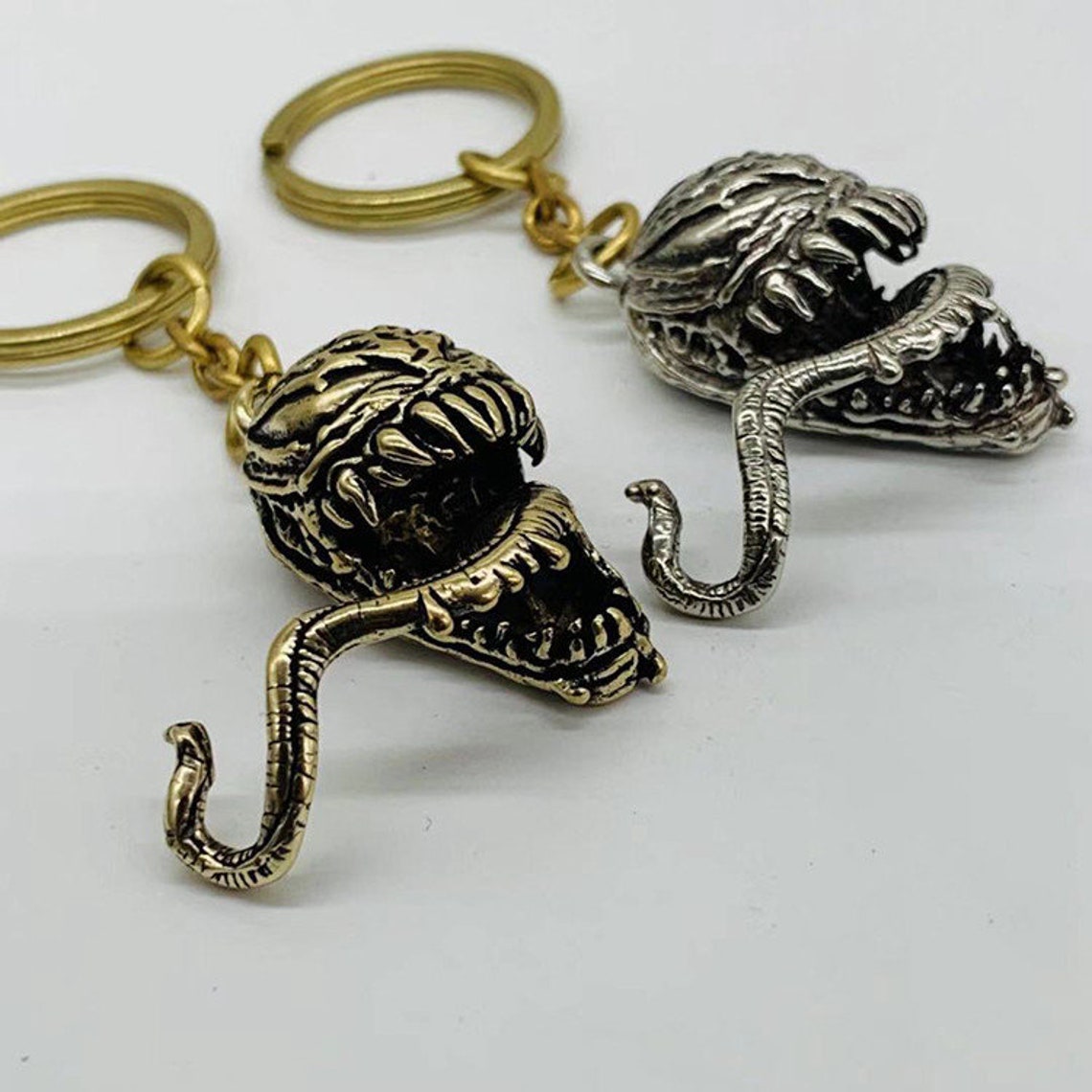 Brass Venom Pendant Keychain Pendants Key Rings Keychain | Etsy