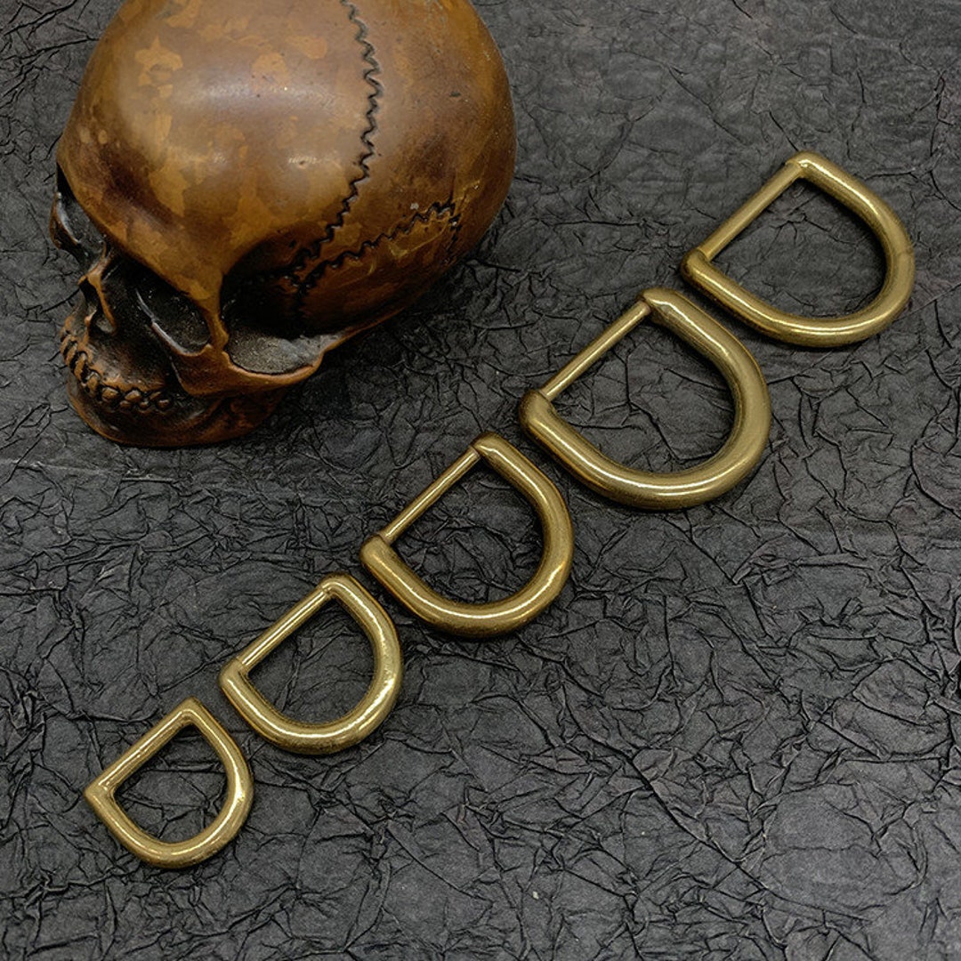 Brass D Rings Non Welded D Ring for Luxury Leather Bag Landyard DIY ...