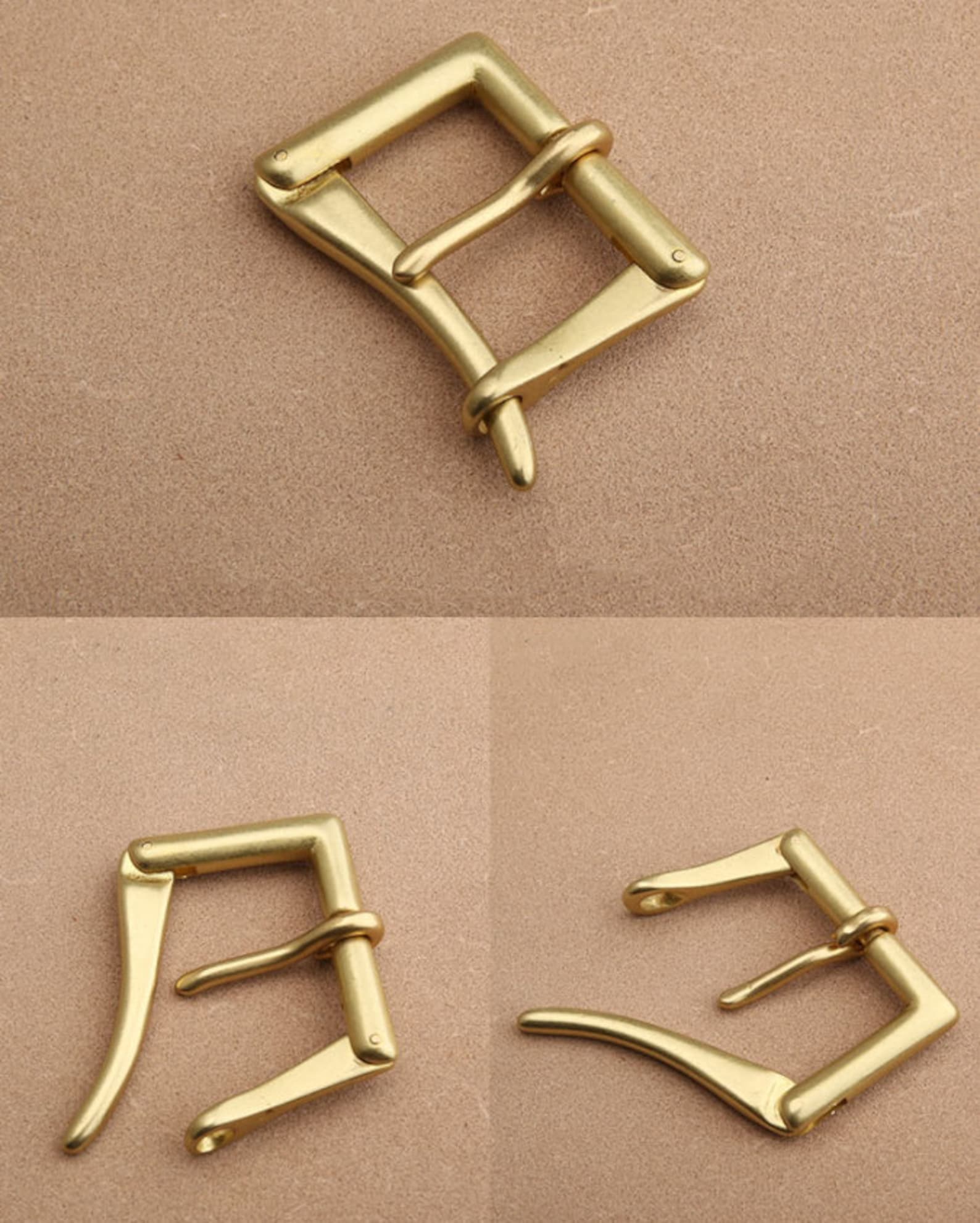 Brass Roller Pin Buckle Solid Brass Quick Release Belt Buckle - Etsy