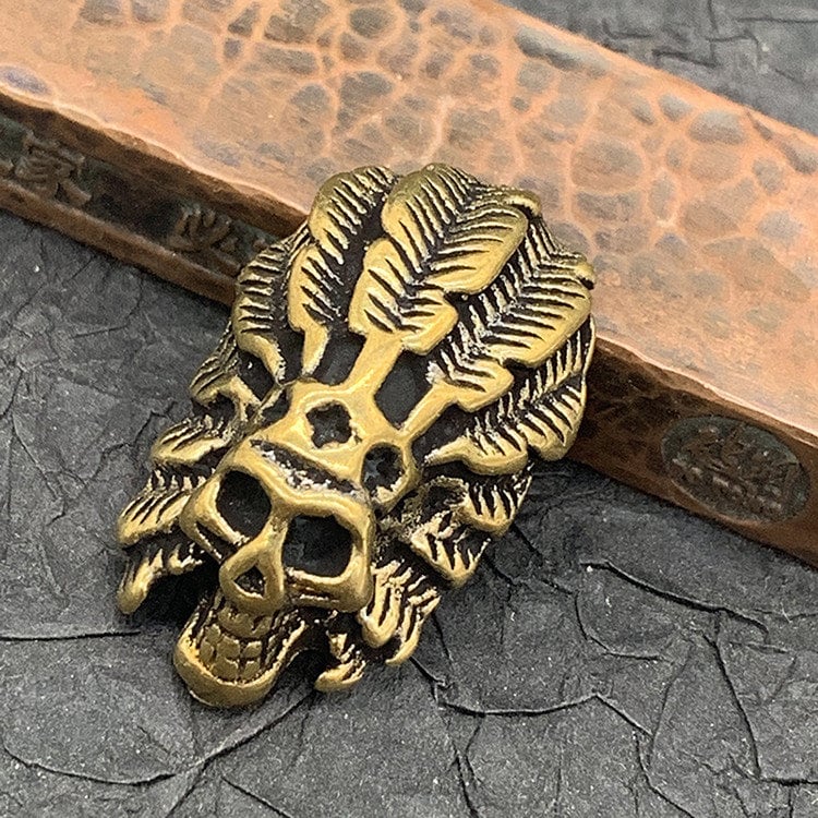 Brass Conchos Screw Back Indian Skull Concho Indian Head - Etsy