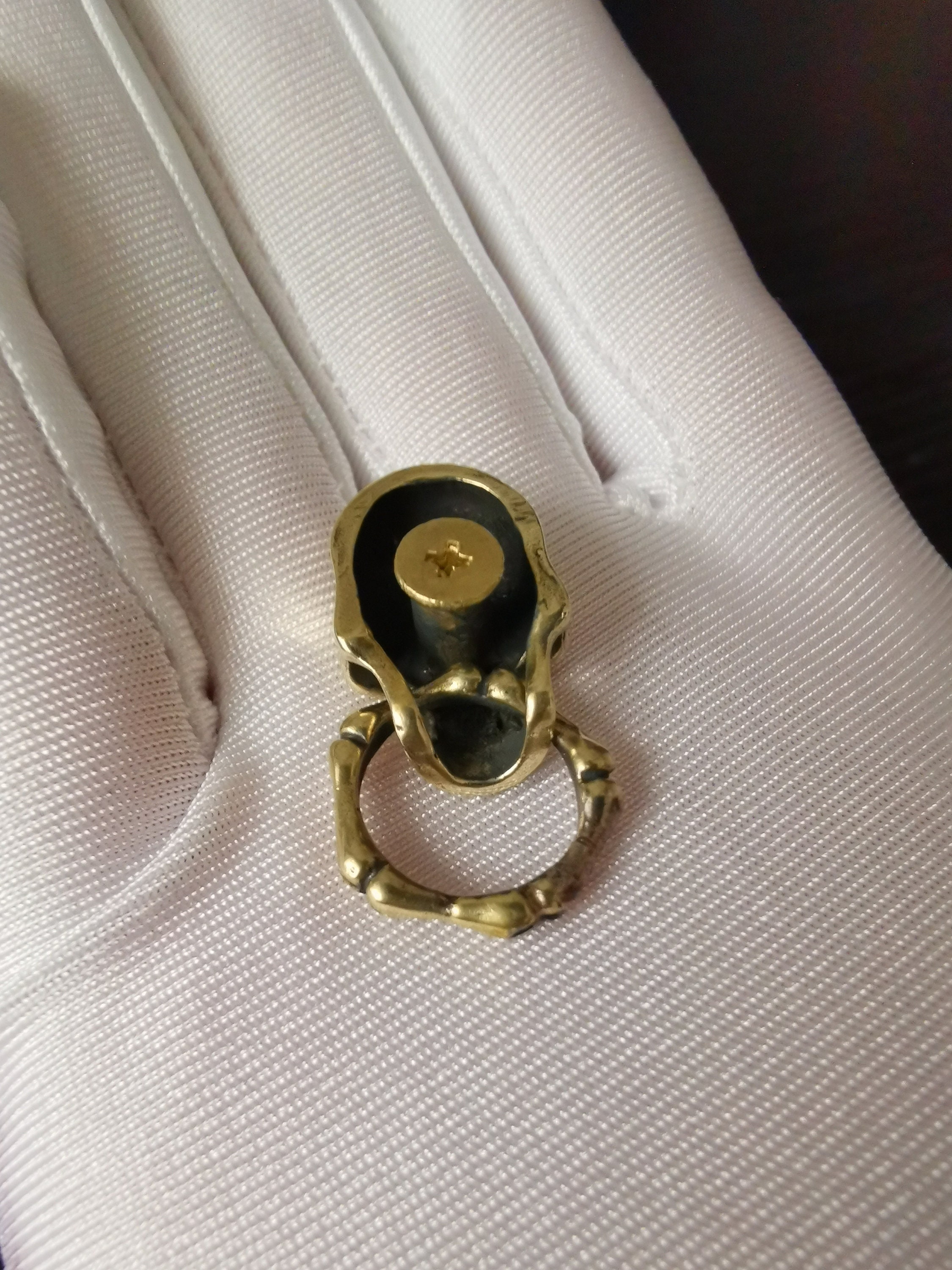 Brass Conchos Leather Craft Accessories Stud Skull Concho - Etsy Canada