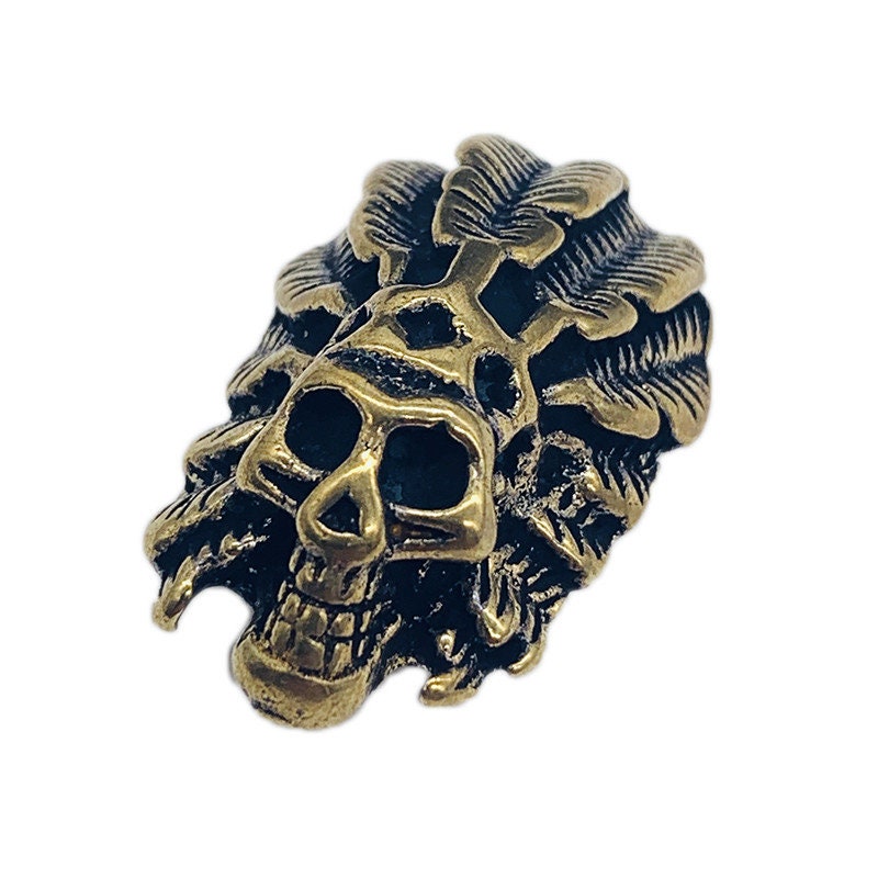 Brass Conchos Screw Back Indian Skull Concho Indian Head - Etsy