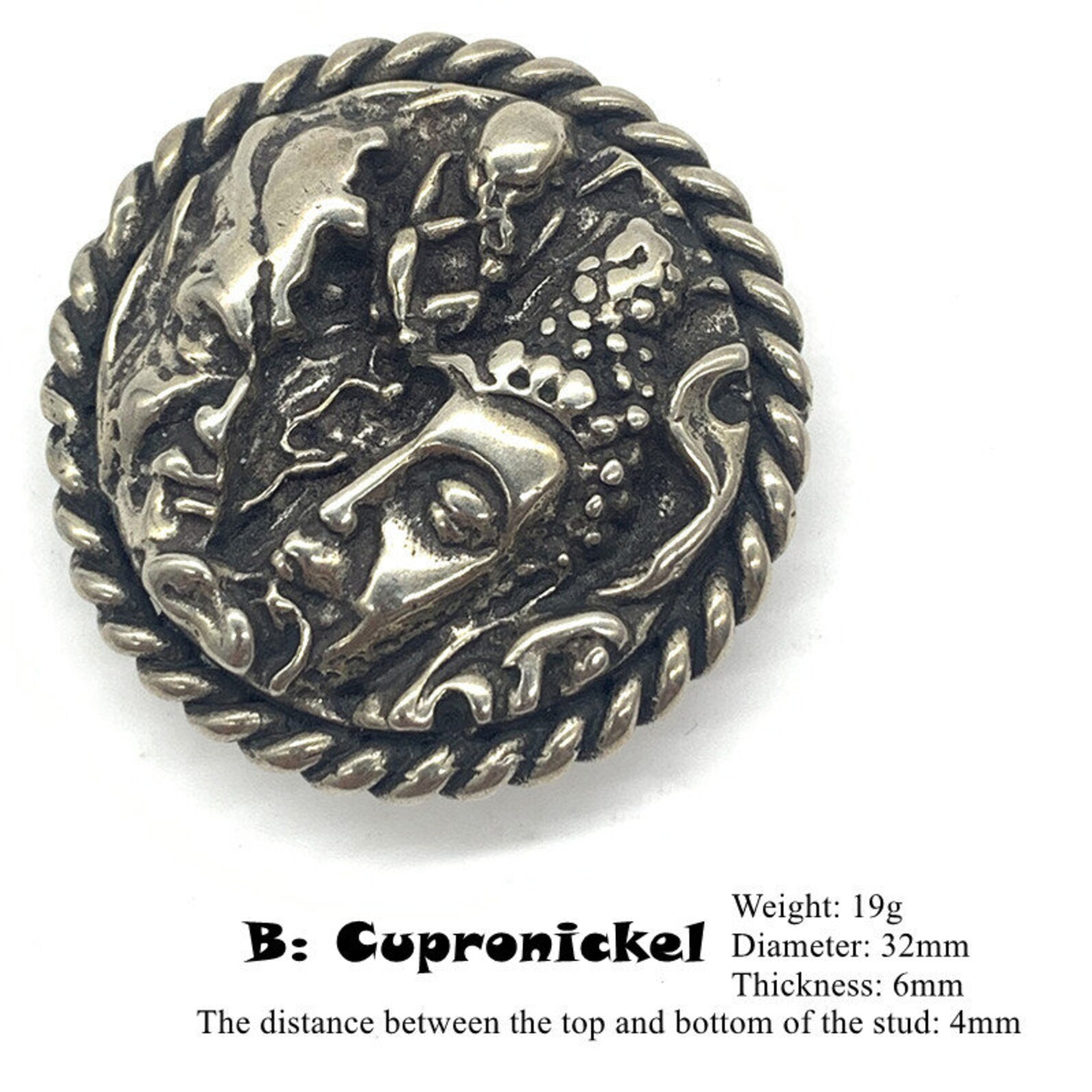 Brass Conchos Screw Back Leather Crafting Conchos for Leather - Etsy France