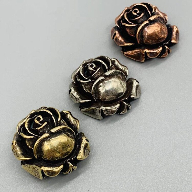 Brass Conchos Screw Back Vintage Wolf Head Leathercraft Concho - Etsy