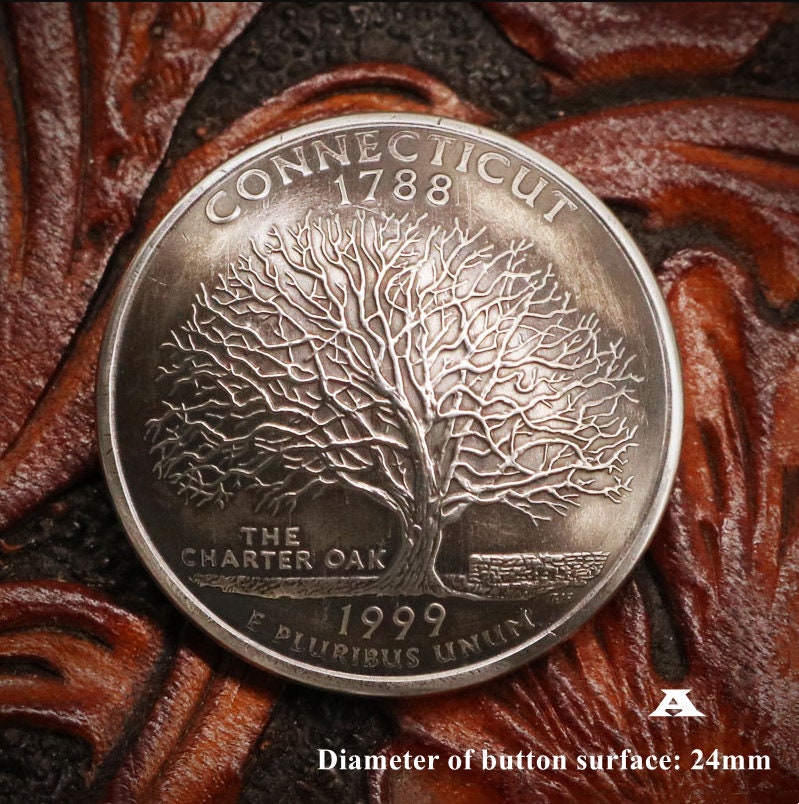 Conchos Screw Back Vintage Tree of Life Coin Conchos Decorative Concho ...