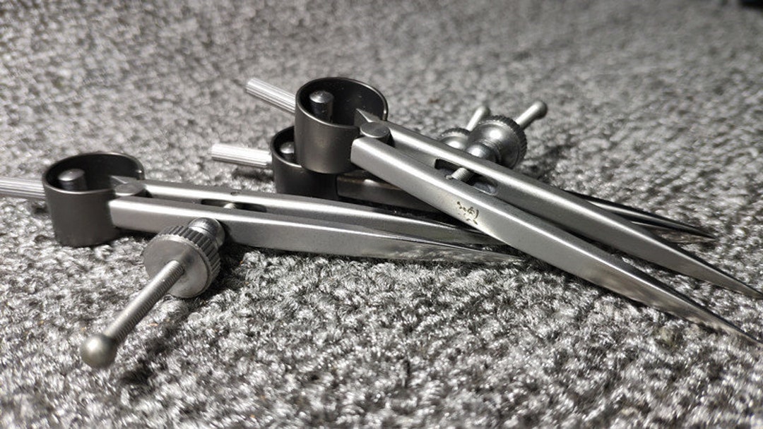 Leather Craft Compasses 420 Stainless Steel Leather Scratch Compass ...