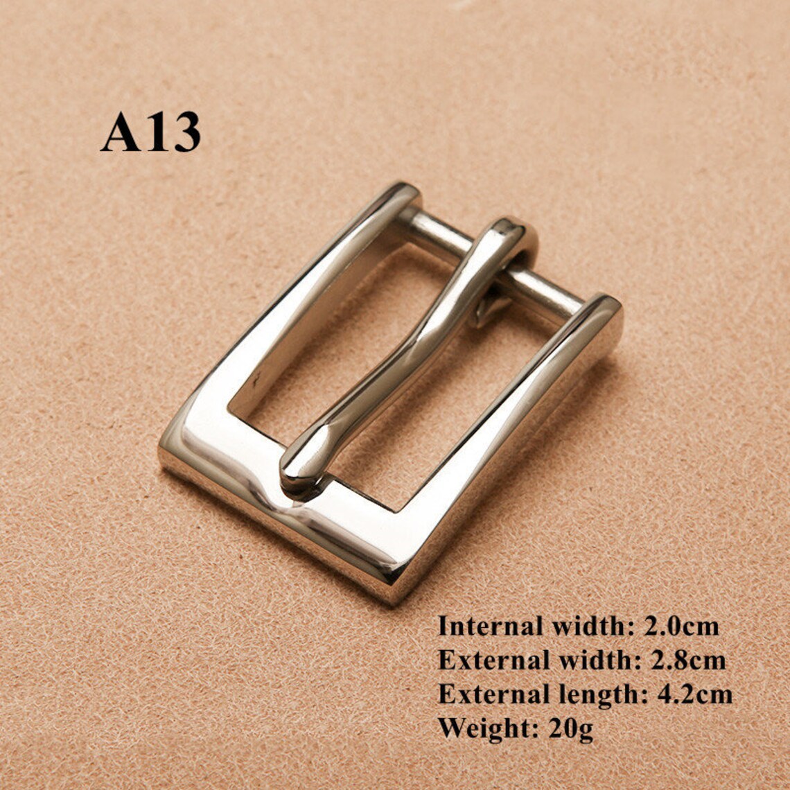 Pin Buckle Solid Brass Single Pin Buckle Hardware Accessories | Etsy