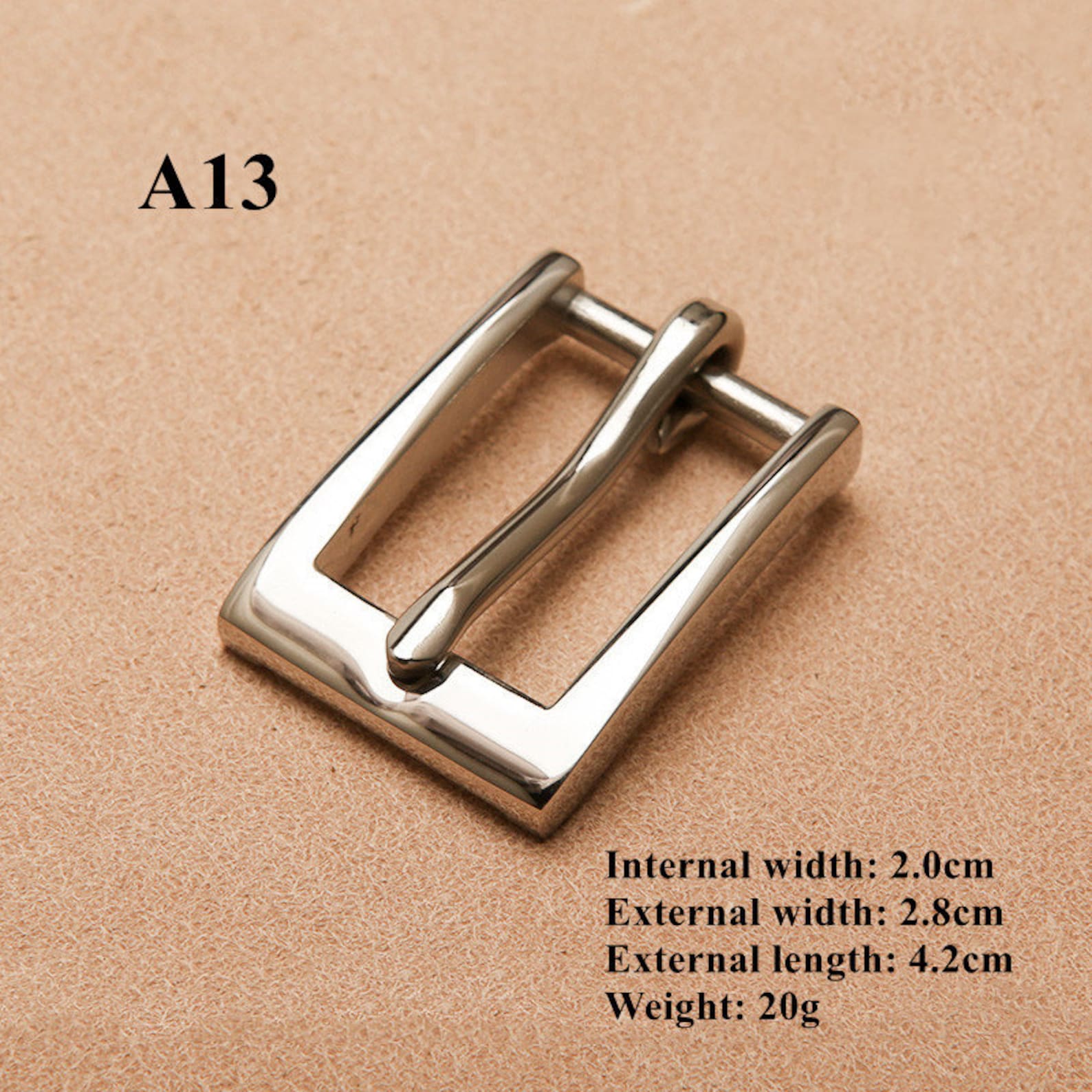 Pin Buckle Solid Brass Single Pin Buckle Hardware Accessories - Etsy