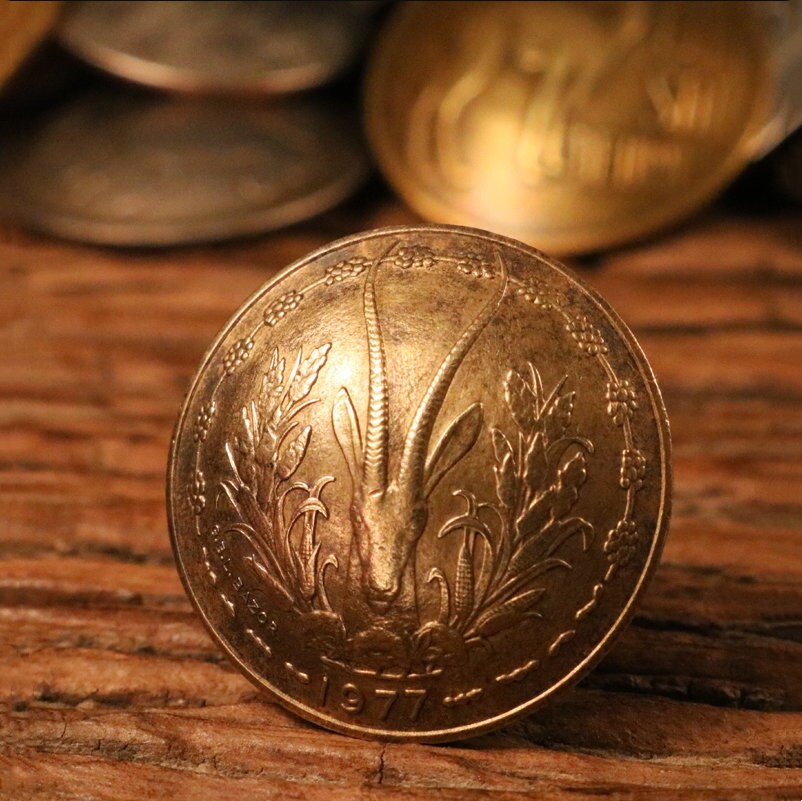 Antelope Conchos Screw Back Vintage Coin Conchos Decorative - Etsy