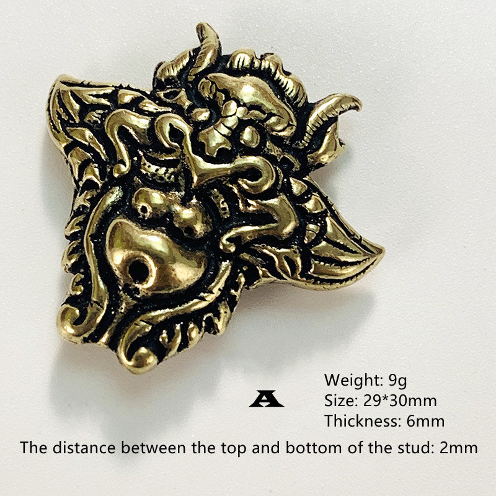 Brass Conchos Screw Back Concho Decorative Buckle Leather | Etsy