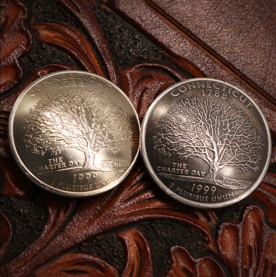 Conchos Screw Back Vintage Tree of Life Coin Conchos | Etsy