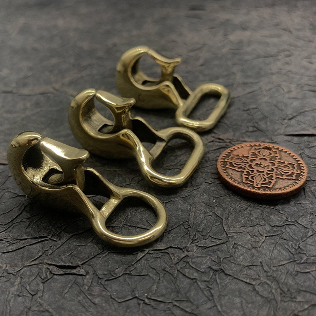 Brass Lobster Claw Clasps With D Rings Keychain Hooks Purse Hardware ...