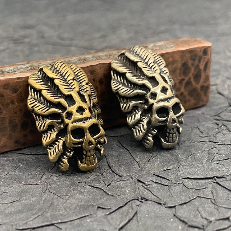 Brass Conchos Screw Back Indian Skull Concho Indian Head - Etsy