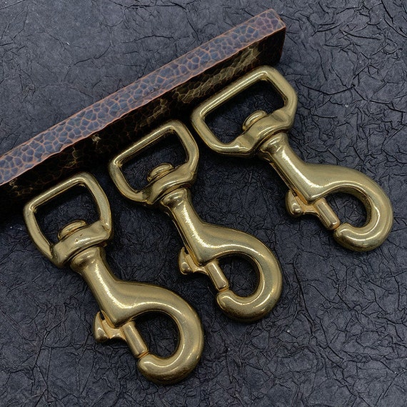 Swivel Bolt Snap Hooks Solid Brass Single Ended Hooks Swivel - Etsy