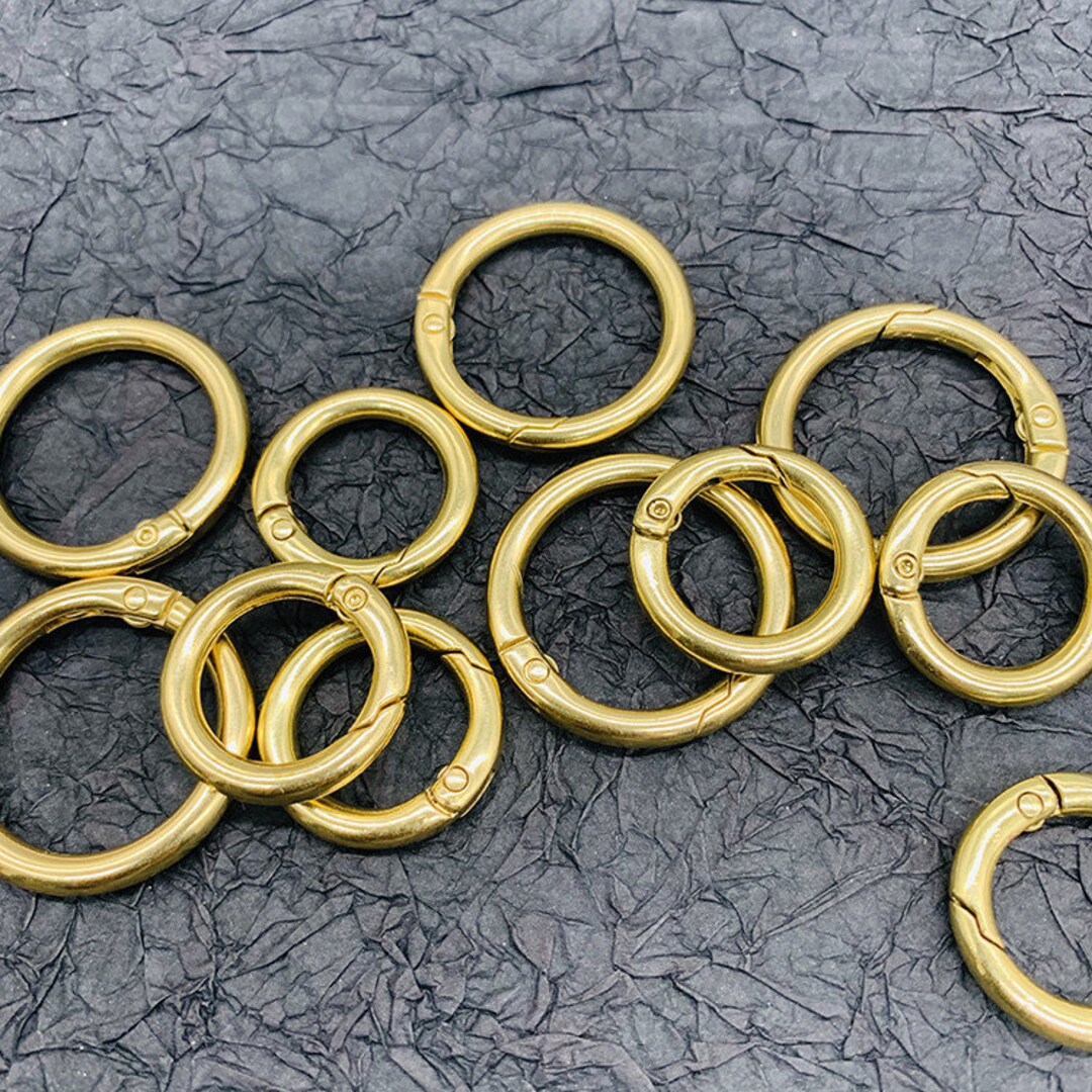 Split Rings Flat Key Rings Key Chain Metal Split Ring for Home Car Keys ...
