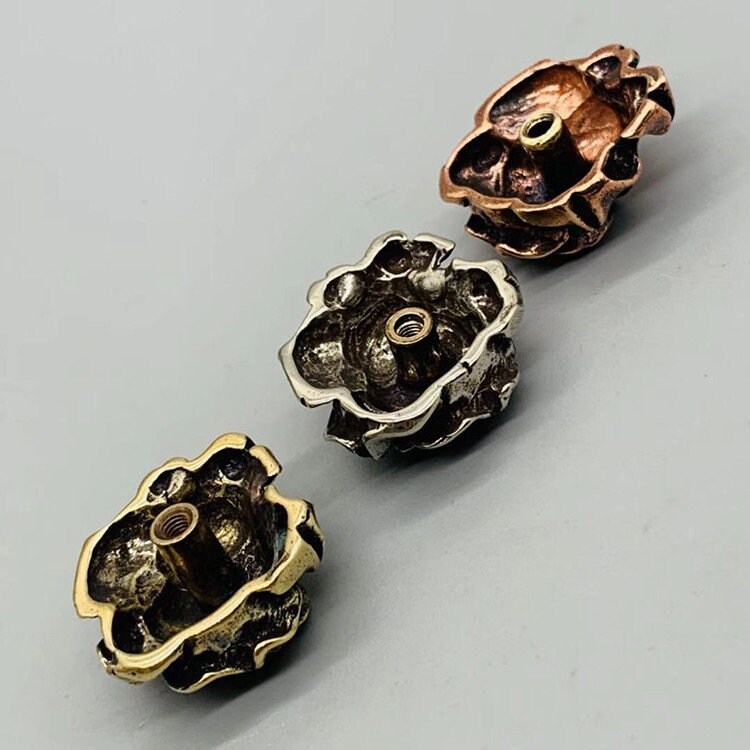 Brass Conchos Screw Back Vintage Wolf Head Leathercraft Concho - Etsy