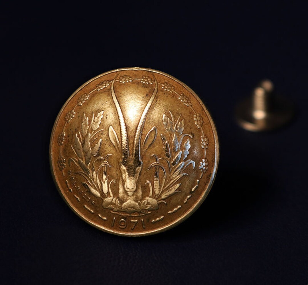 Antelope Conchos Screw Back Vintage Coin Conchos Decorative Concho ...