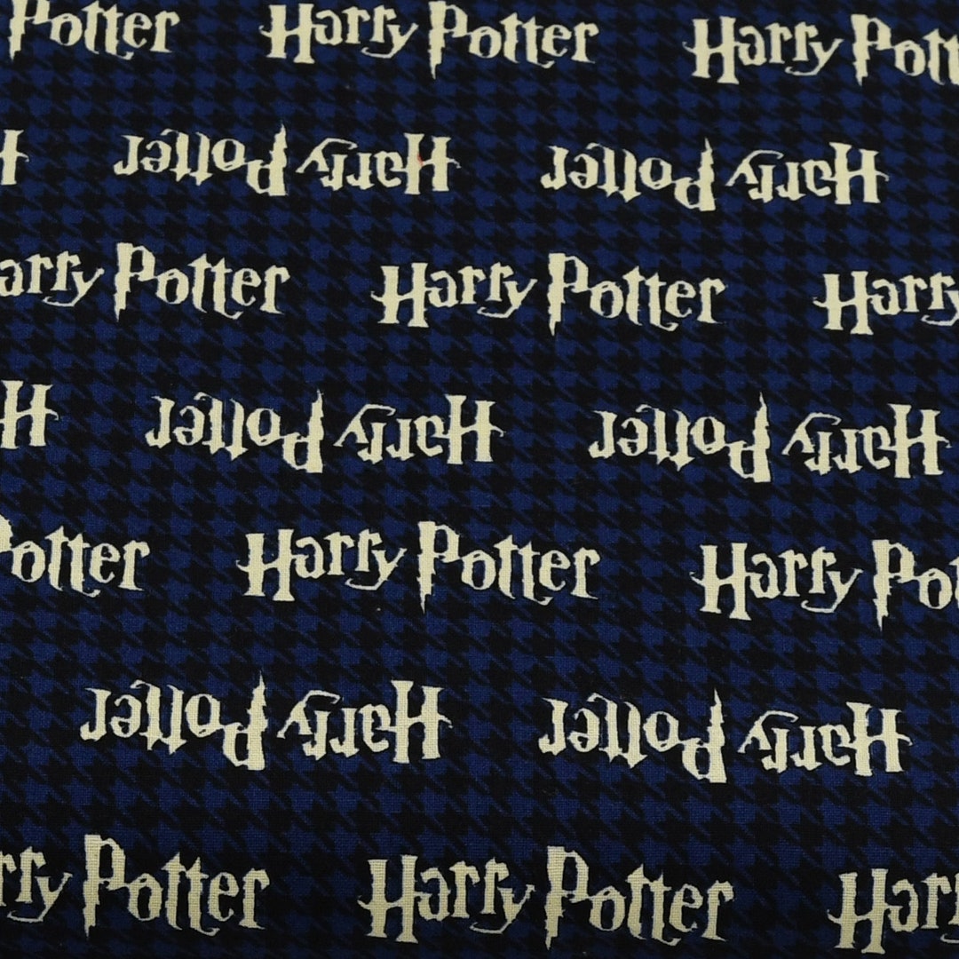 Harry Potter Hounds Tooth Print Fabric - Etsy