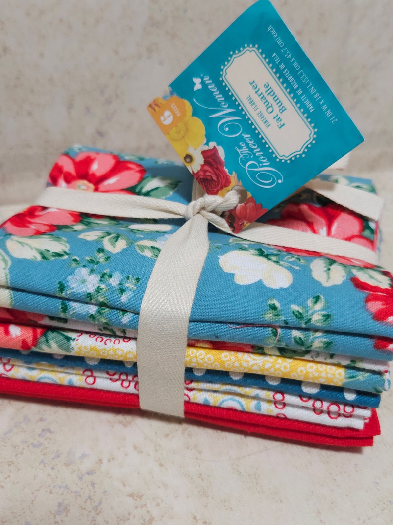 Pioneer Woman 6pc Fat Quarter Bundle - Etsy