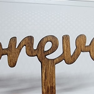 Custom Wood Cake Topper - Etsy