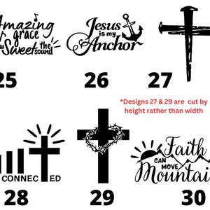 Religious/christian Permanent Vinyl Decal - Etsy