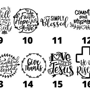 Religious/christian Permanent Vinyl Decal - Etsy