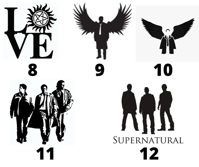 Super Natural Fandom Permanent Vinyl Decal - Etsy