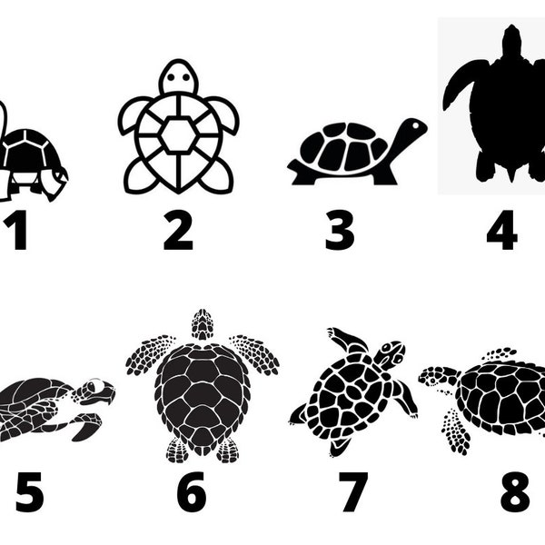 Sea Turtle Decal - Etsy